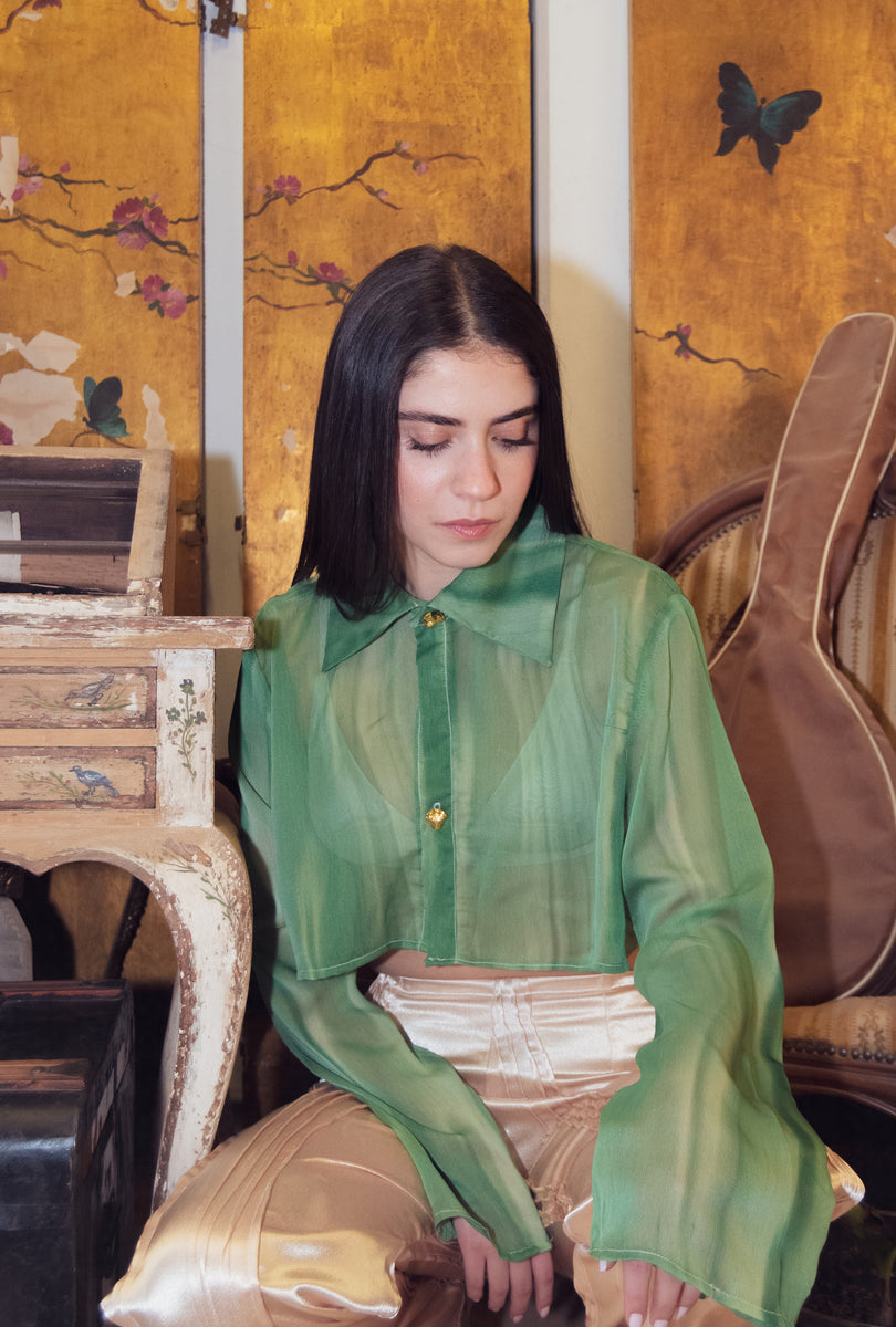 Reveuse Green Shirt – NATA STUDIO